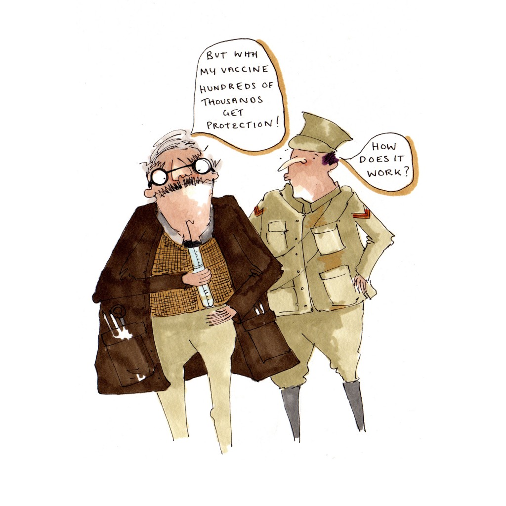 Heroes of Health comic book | MRC LMS exhibit at Science Museum Lates